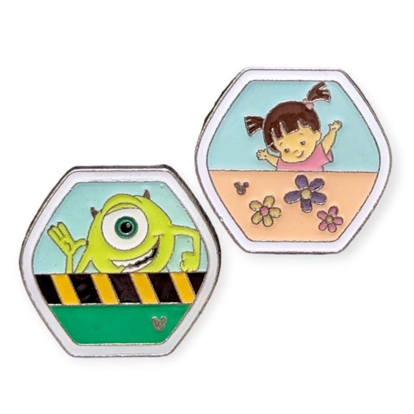 Disney | Jewelry | Monsters Inc Disney Pins Mike Wazowski And Boo ...